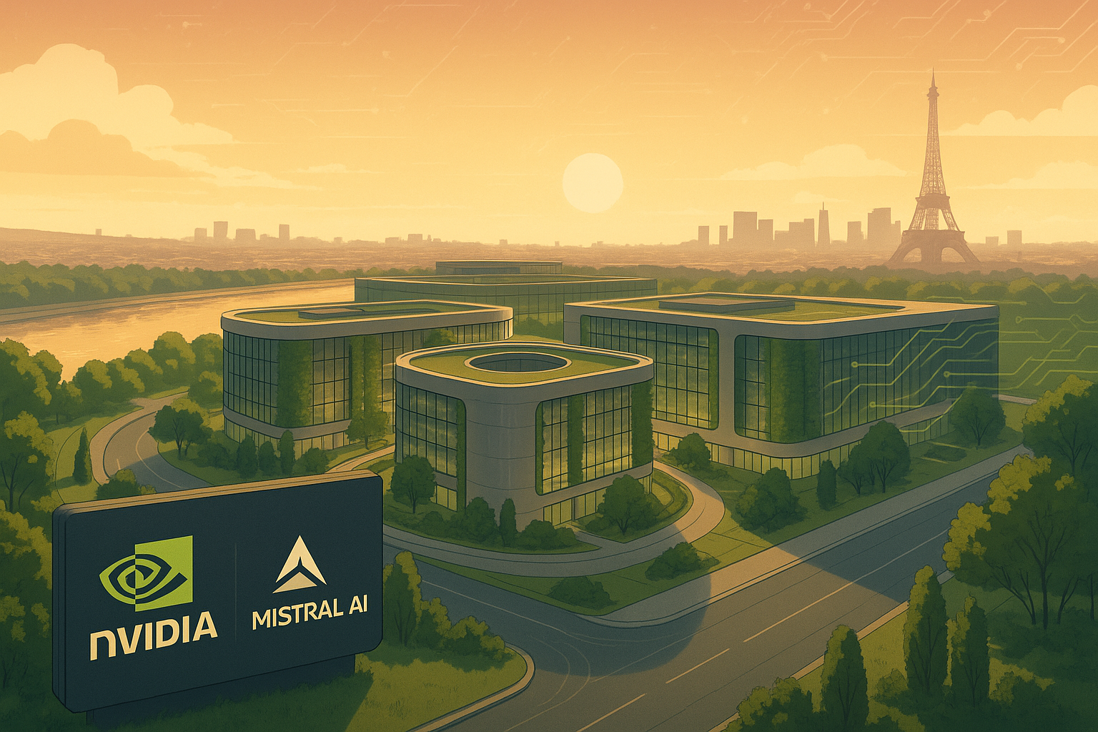 Nvidia e Mistral insieme per il super-Campus AI a Parigi (1,4 GW)