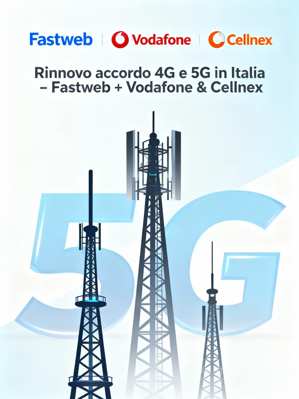 Fastweb + Vodafone e Cellnex Italia rinnovano l'accordo strategico per ...